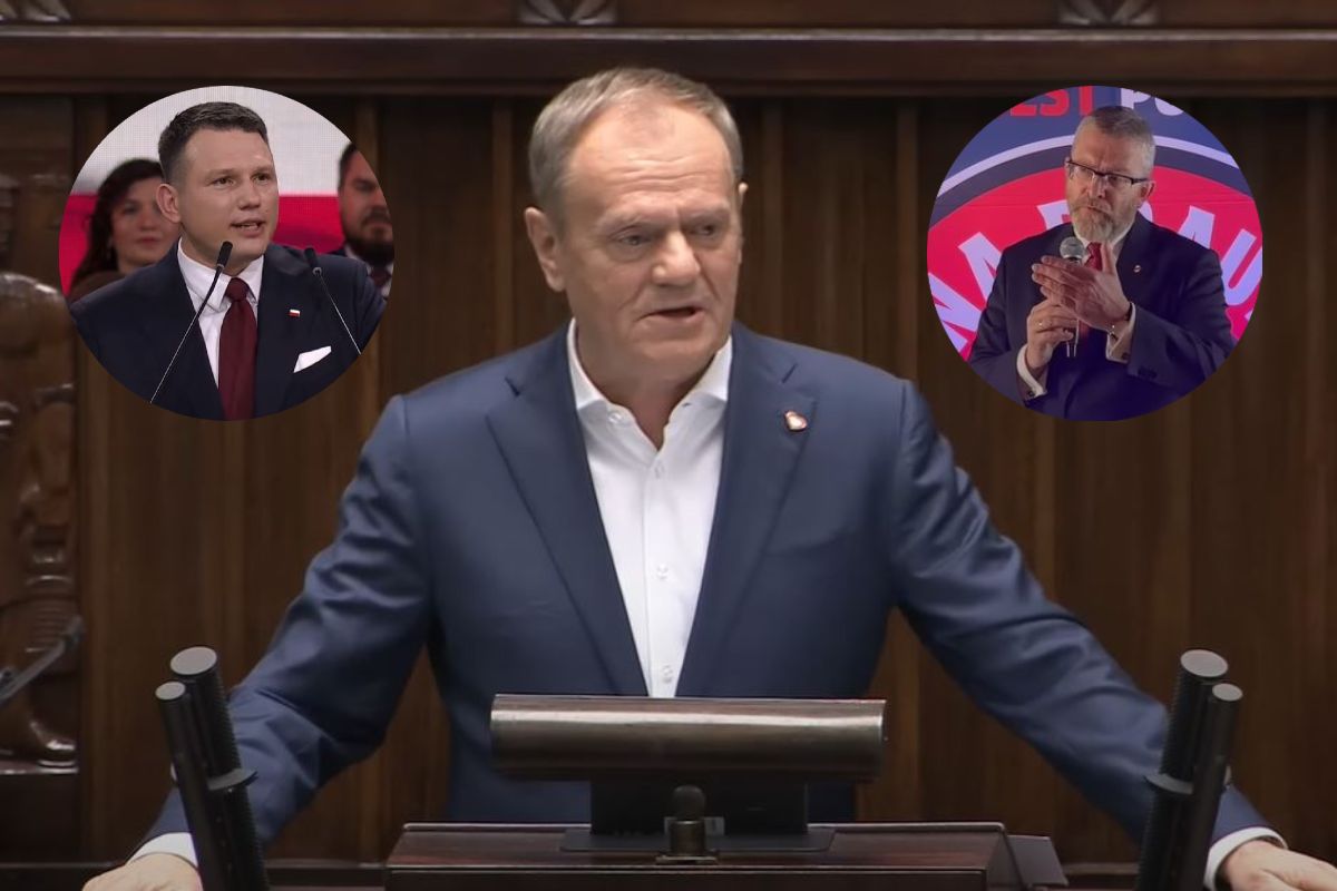 Tusk zaatakował Brauna i Mentzena. Doczekał się odpowiedzi. "I vice ...